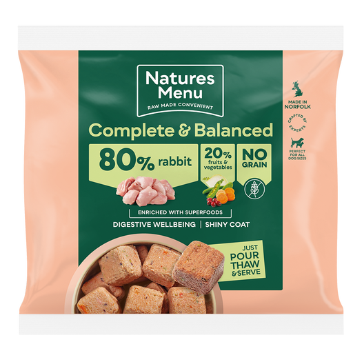 Natures Menu 80% Rabbit Nuggets 1kg – Exe Valley Pet Foods Trade Site